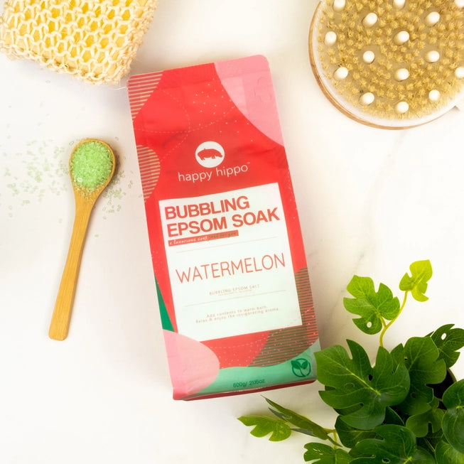 Happy Hippo Bubbling Epsom Soak Watermelon 3s Company Boutique