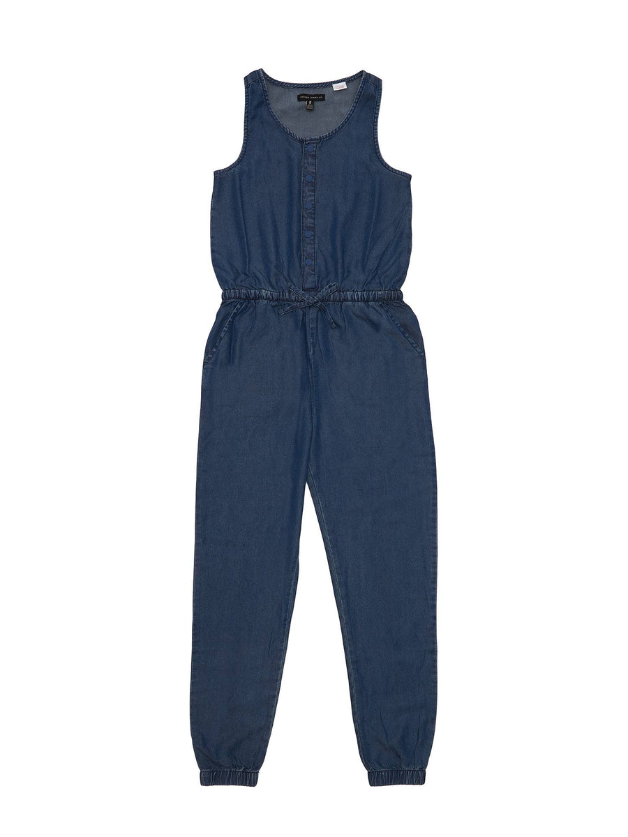 Girls Denim Jumpsuit – 3's Company Boutique