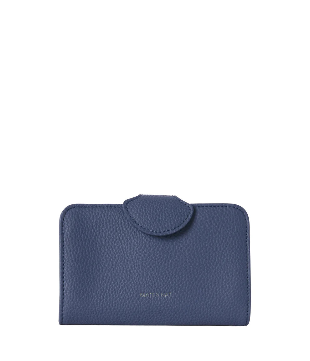 Matt & Nat Float Small Wallet || Blueberry – 3's Company Boutique