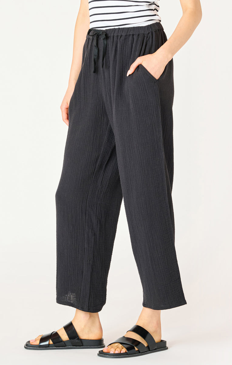 DEX Textured Pants || Black – 3's Company Boutique
